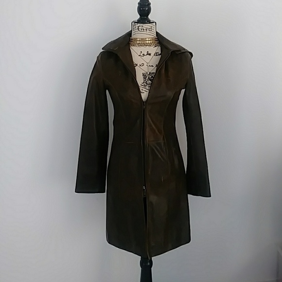 Jackets & Coats | Vintage Italian Leather Coat | Poshmark